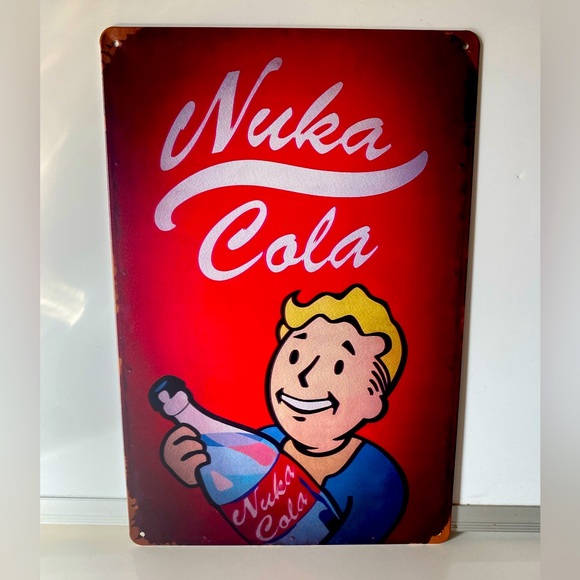 Video Games & Consoles | Nuka Cola Metal Sign Tin Sign Poster Fallout ...